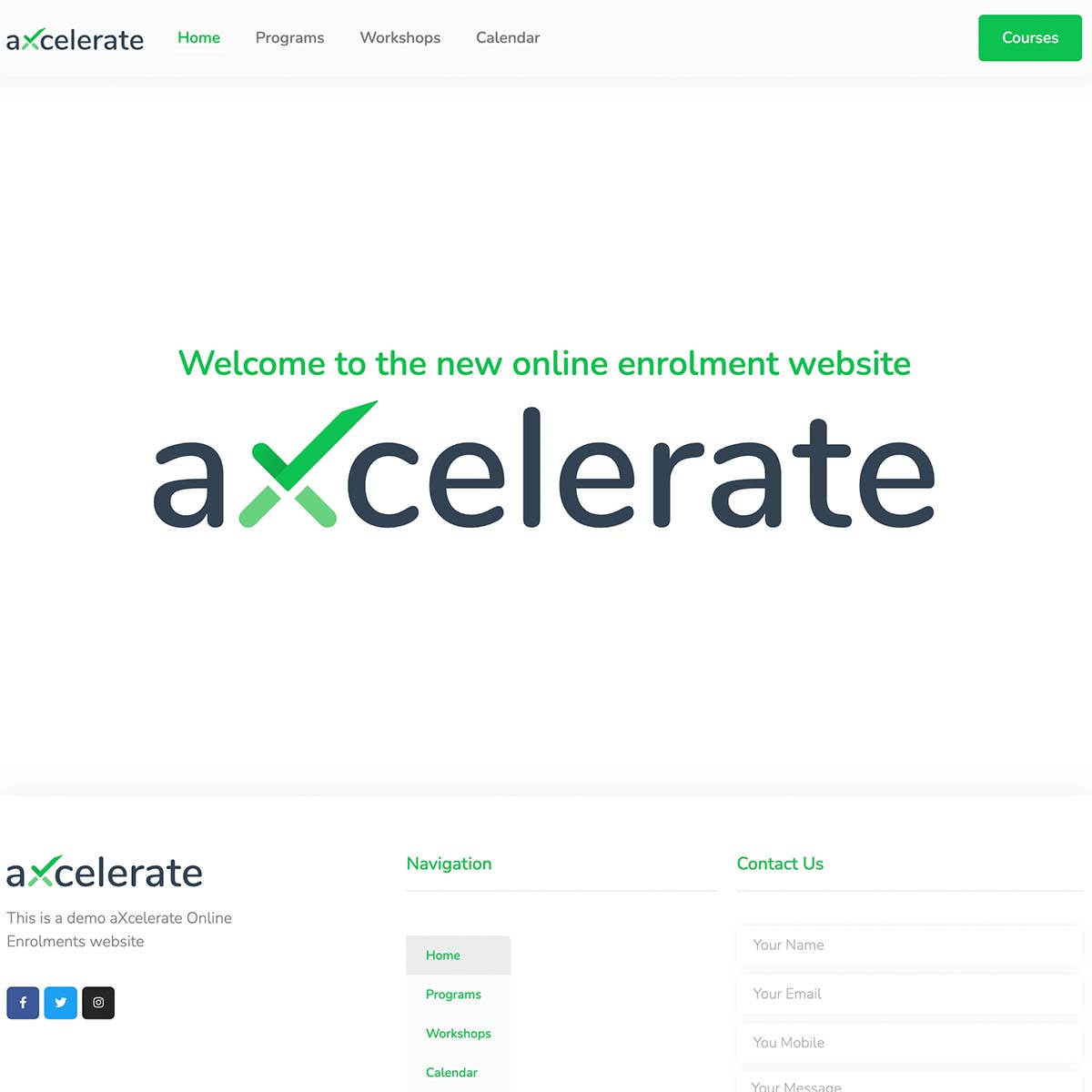aXcelerate Online Enrolments Wordpress Integration | RTEO